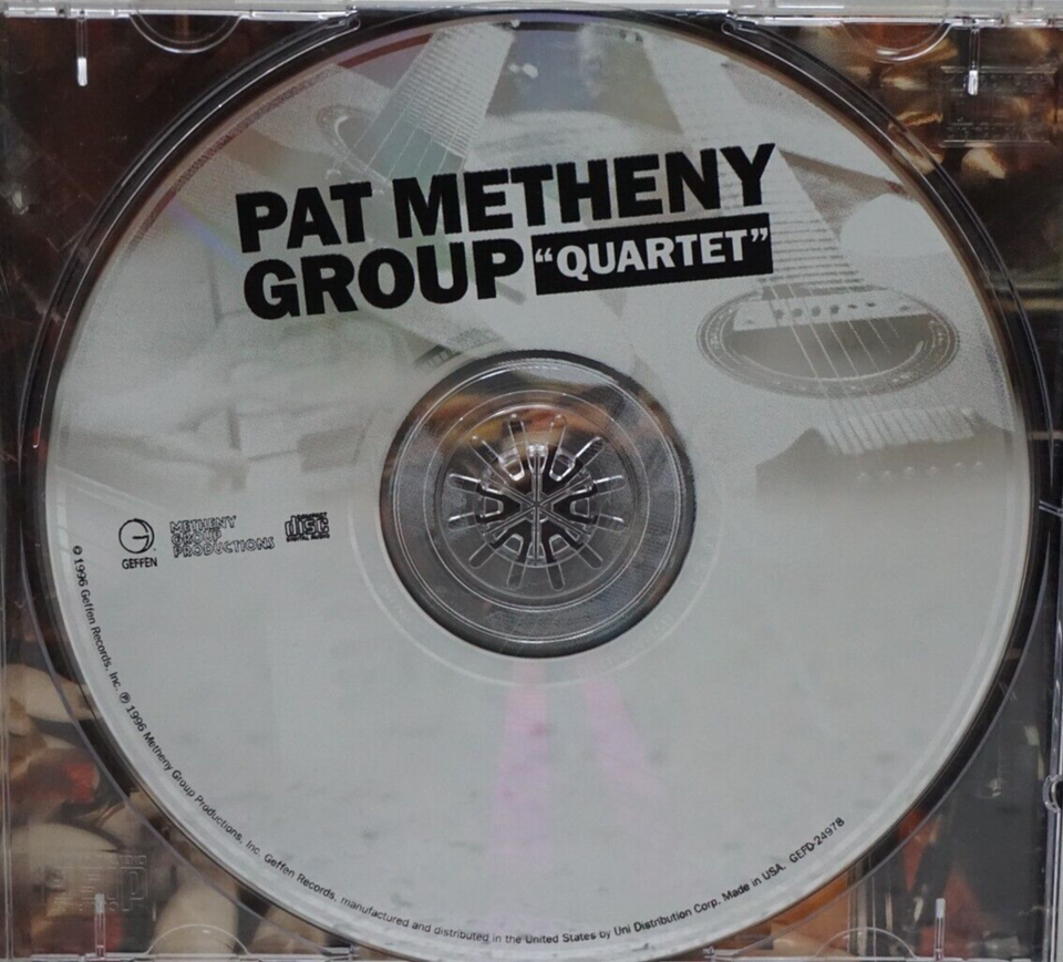 Pat Metheny Quartet CD 1996 Geffen Contemporary Jazz Fusion ...