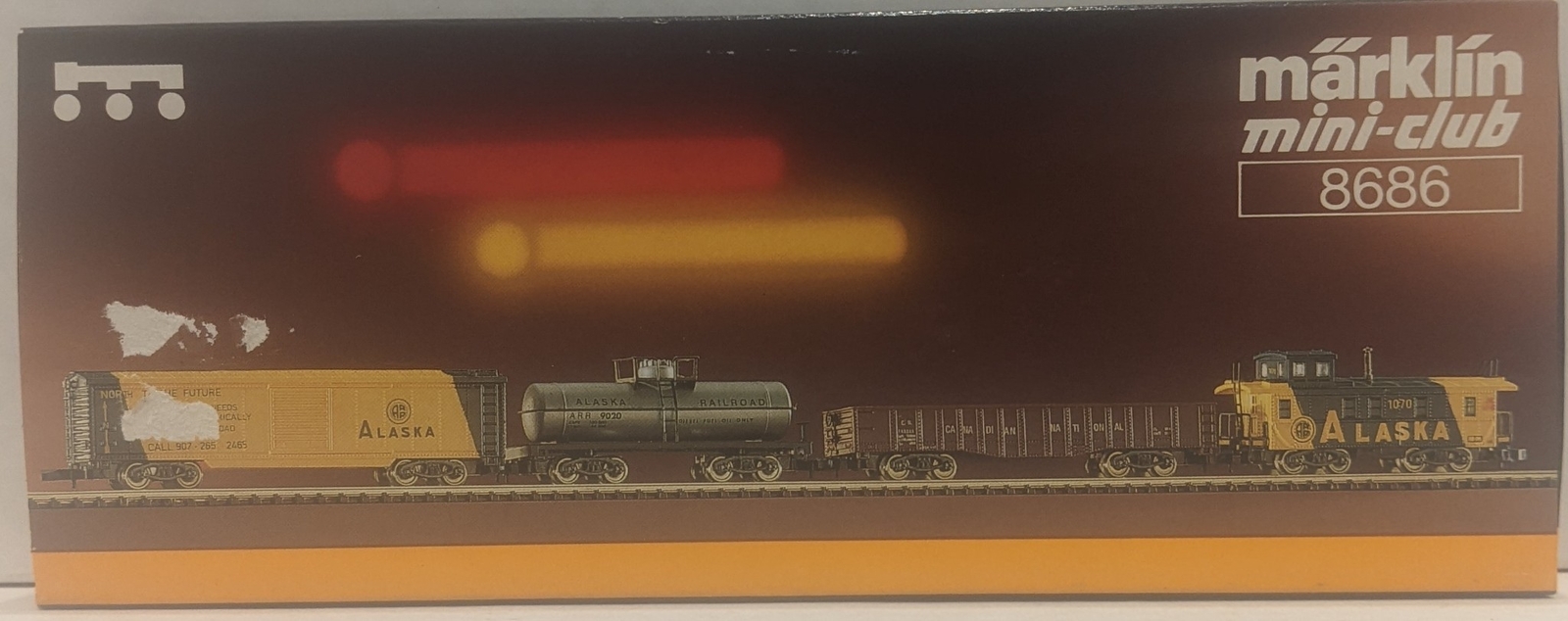 70 YEARS OF ALASKA RAILROAD CARS Z Scale MARKLIN 8686 Model Railroad Cars