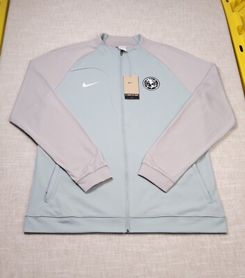 NIKE Club America Track Jacket XL Mens Green Gray Academy Pro Anthem ...