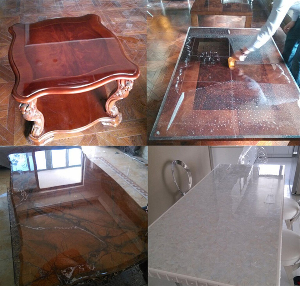 High Glossy Furniture Film Transparent Protective Film Countertop Stick ...
