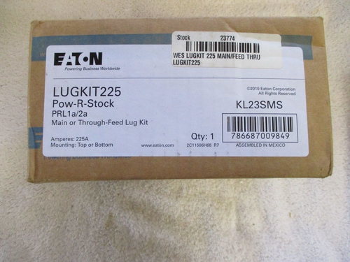 NIB EATON LUGKIT225 Pow-R-Stock PRL 1a/2a KL23SMS | eBay