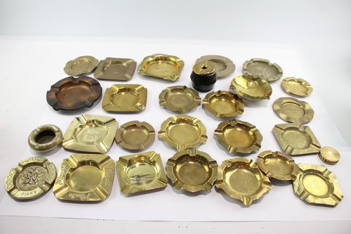 Tobacciana Collectables Brass and Copper Ashtrays 2422g | eBay UK