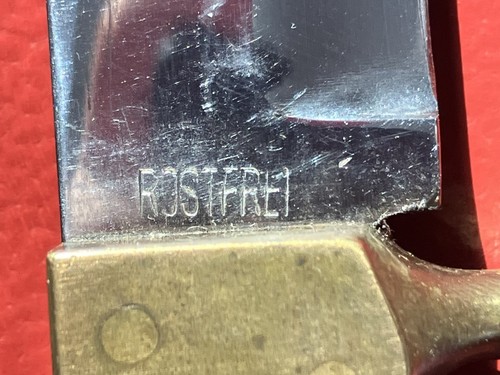 Jagdmesser Leegebruch DDR Horngriff Hirschgeweih Messer Foron | eBay.de