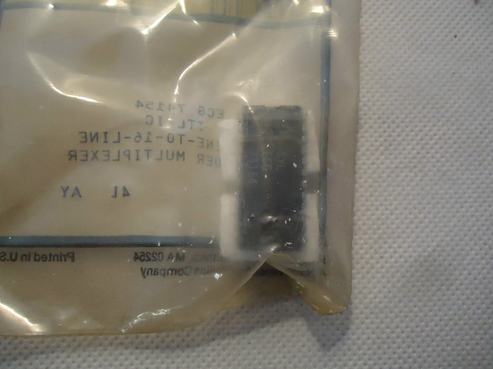 NEW FACTORY SEALED PHILIPS ECG ECG 74154 4-LINE-TO-16-LINE DECODER ...