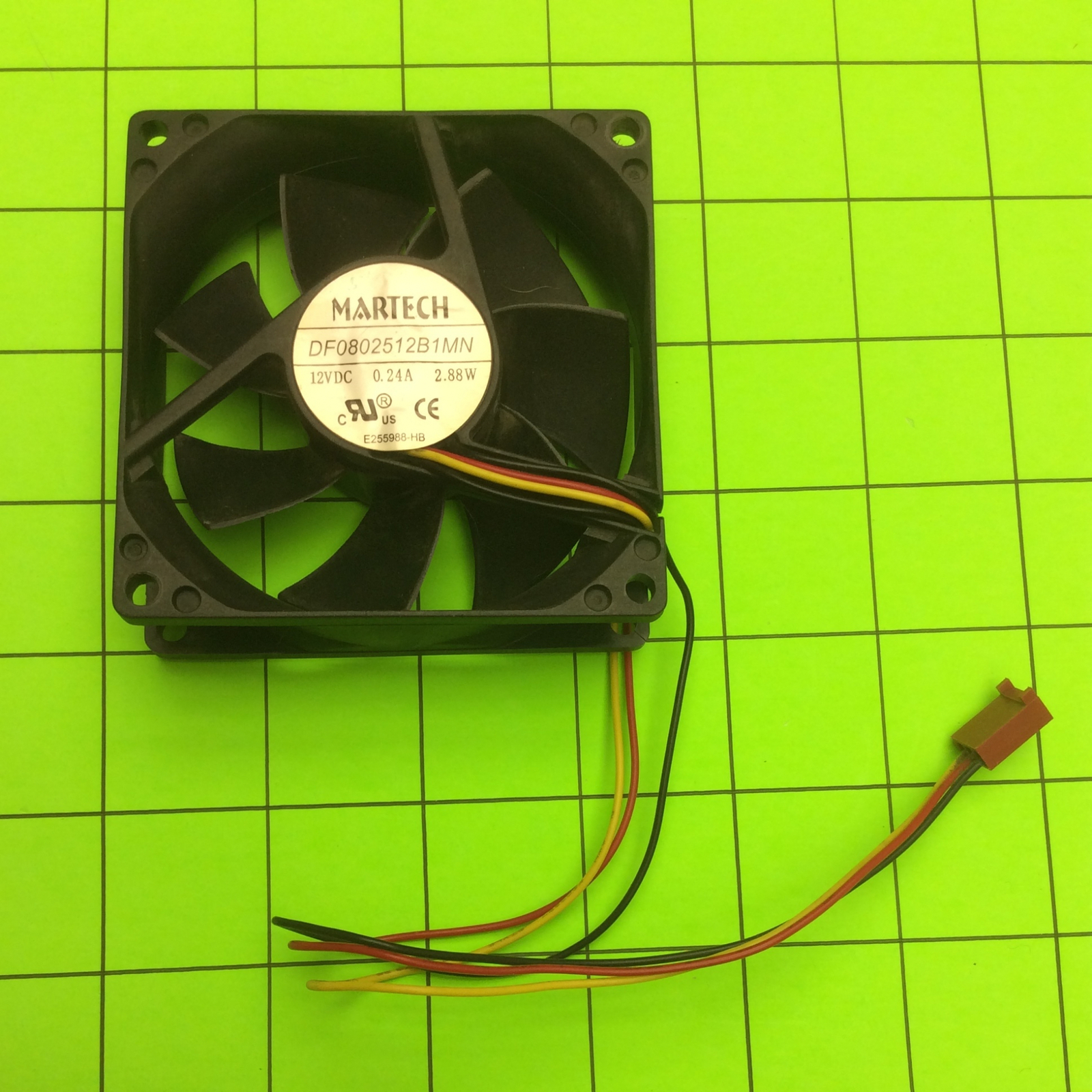Desktop Computer Martech DF0802512B1MN 12vdc Cooling Fan for sale ...