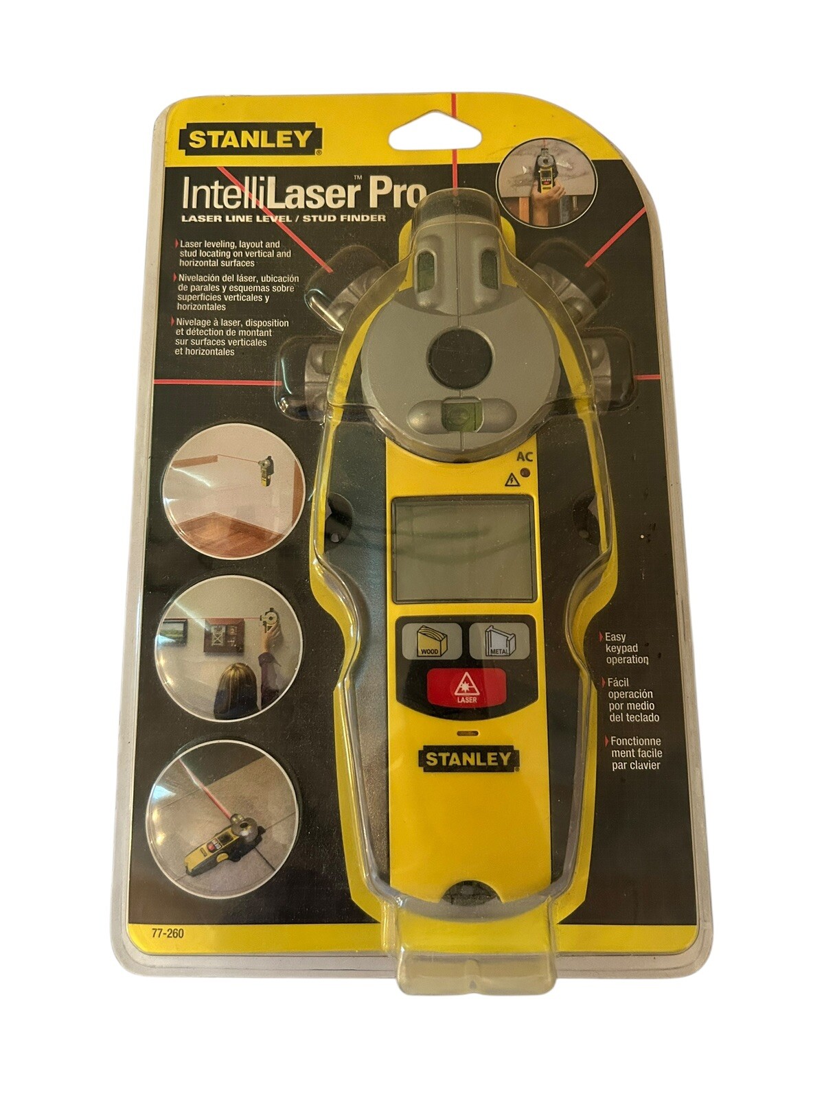Stanley - Intellilaser Pro - Laser Line Level & Stud Finder - NIB