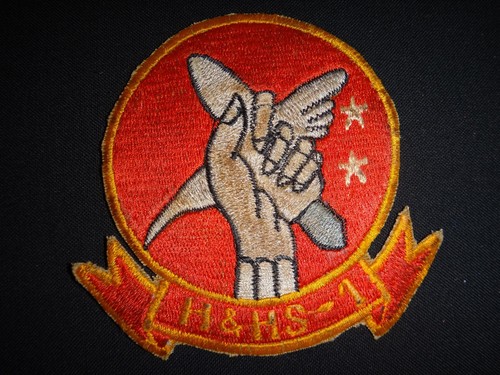 Usmc Marine Siège Social & Escadron H&HS-1 Vietnam Guerre Patch | eBay