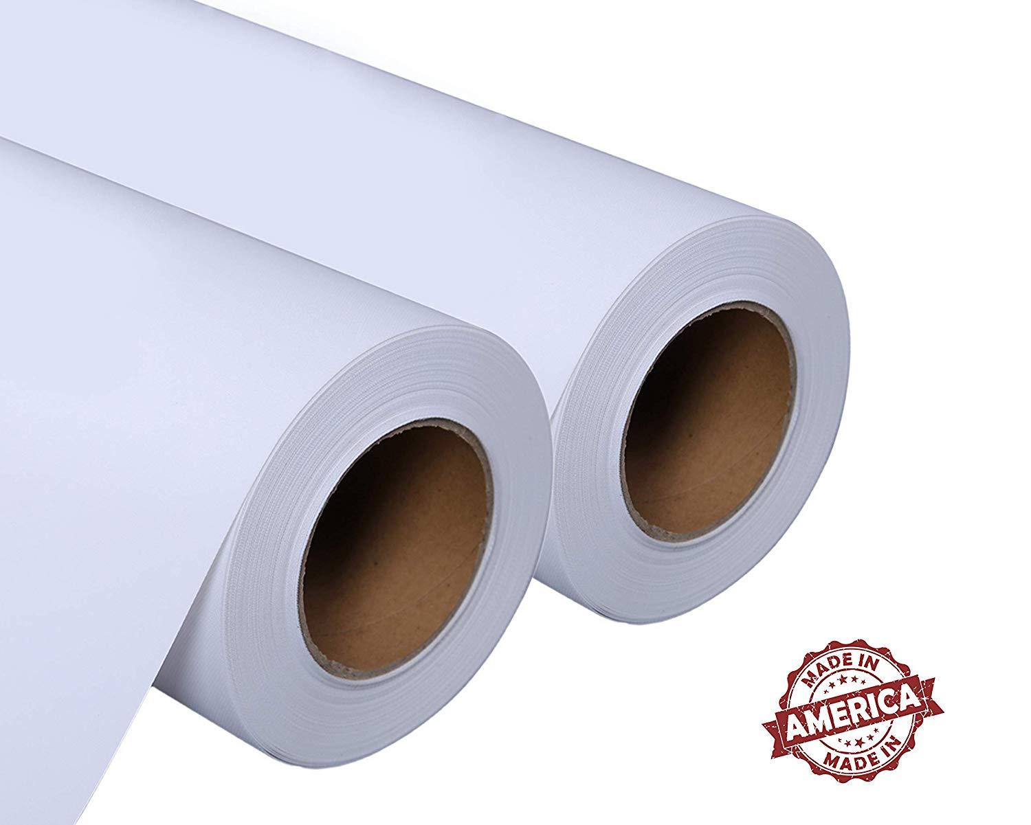2 Rolls Professional Matte Canvas Roll,36"x100',290gsm,Surface ...