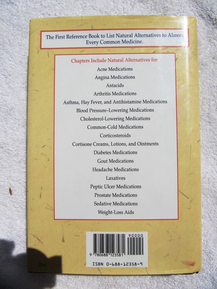Reference Book NATURAL ALTERNATIVES to OTC Prescription Drugs Michael T ...