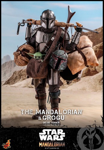 Star Wars Hot Toys TMS052 The Mandalorian & Grogu Sixth Scale Figure ...