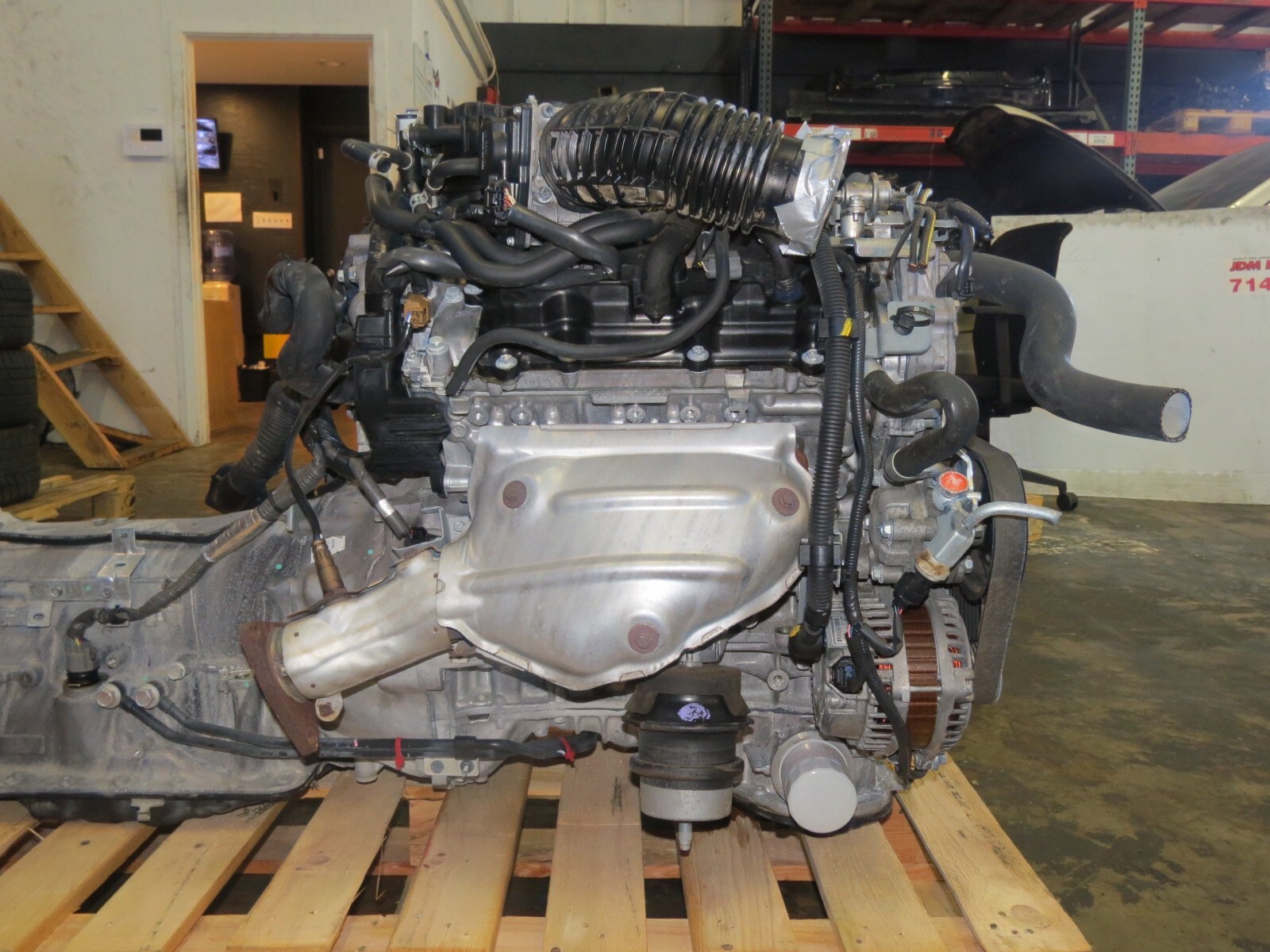 Nissan 370Z Infiniti G37 M37 Engine JDM VQ37HR VQ37 3.7L MOTOR TRANS ...