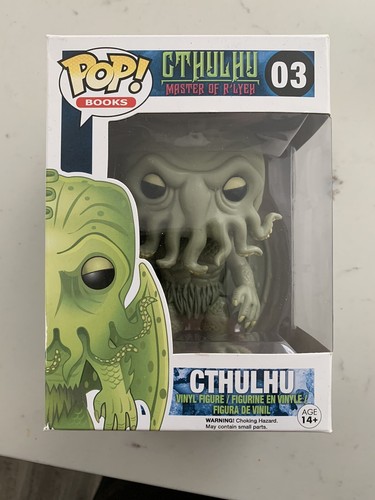 NEW Funko POP! BOOKS Literature: HP Lovecraft Cthulhu #03 SHIPPED ...