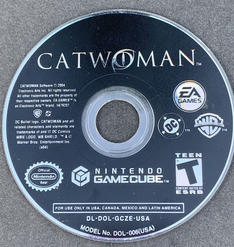 Catwoman Nintendo GameCube 2004 Disc Only EA Games Warner Brothers DC ...