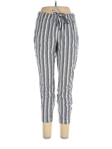 Per Se Women Gray Linen Pants L | eBay