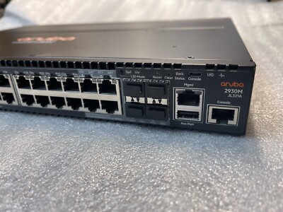 HPE Aruba JL321A 2930M 48G 1 Slot Switch with rackear No Power supply ...