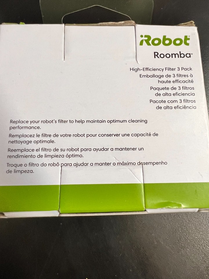 Original iRobot Roomba e and i Series High-Efficiency Filter (3-Pack ...