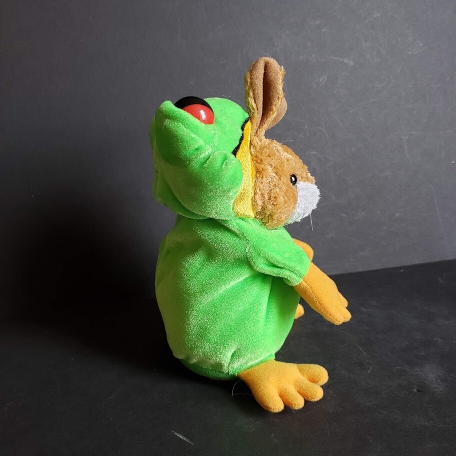 Gemmy Animated Easter Bunny Frog Dances and Sings Fun Easter Song Watch ...