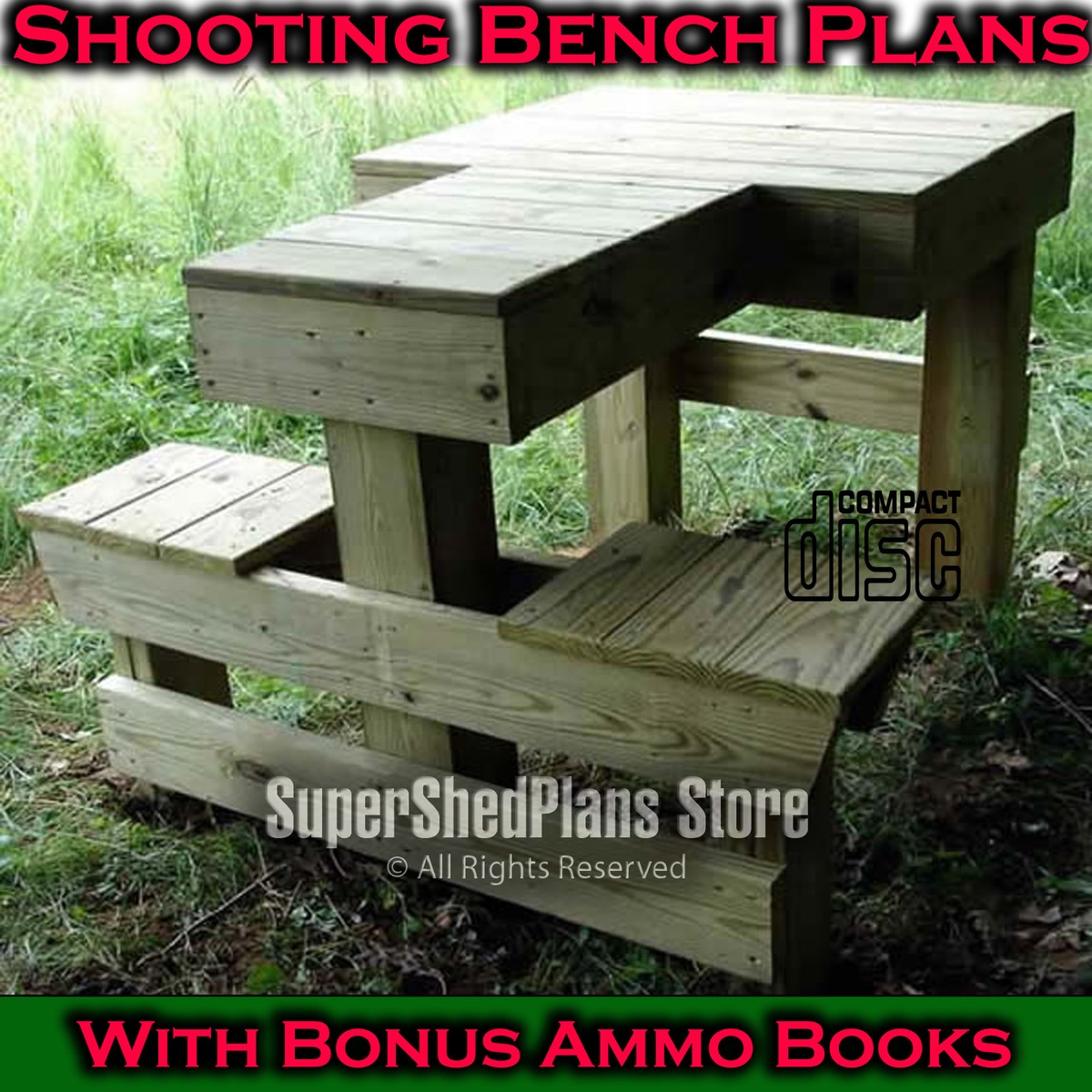 Wooden Shooting Bench Plans 2x4 Shooting Bench DIY Project