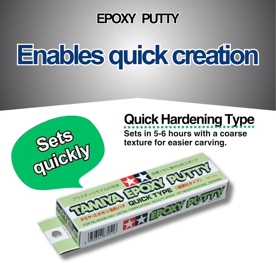 Epoxy Sculpting Putty (Quick Hardening Type) 87051・(High Density Type ...