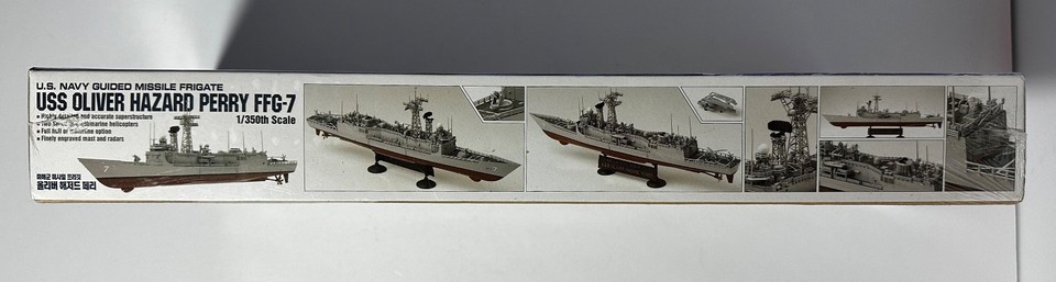 SEALED NIB Academy #14102 1/350 Scale USS Oliver Hazard Perry FFG-7 ...