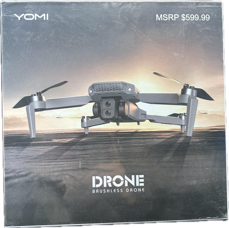 YOMI Brushless Drone With 4K Camera Silver *Brand New Sealed* | eBay