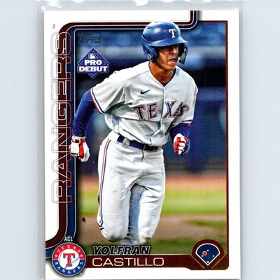 2025 Topps Pro Debut - Yolfran Castillo PD-51 - ALC Rangers | eBay