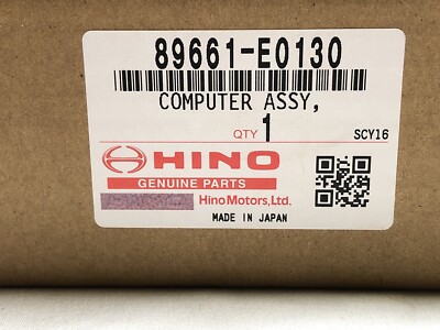 Hino 89661-E0130 Engine Control Module ECM Genuine OEM New Denso ...