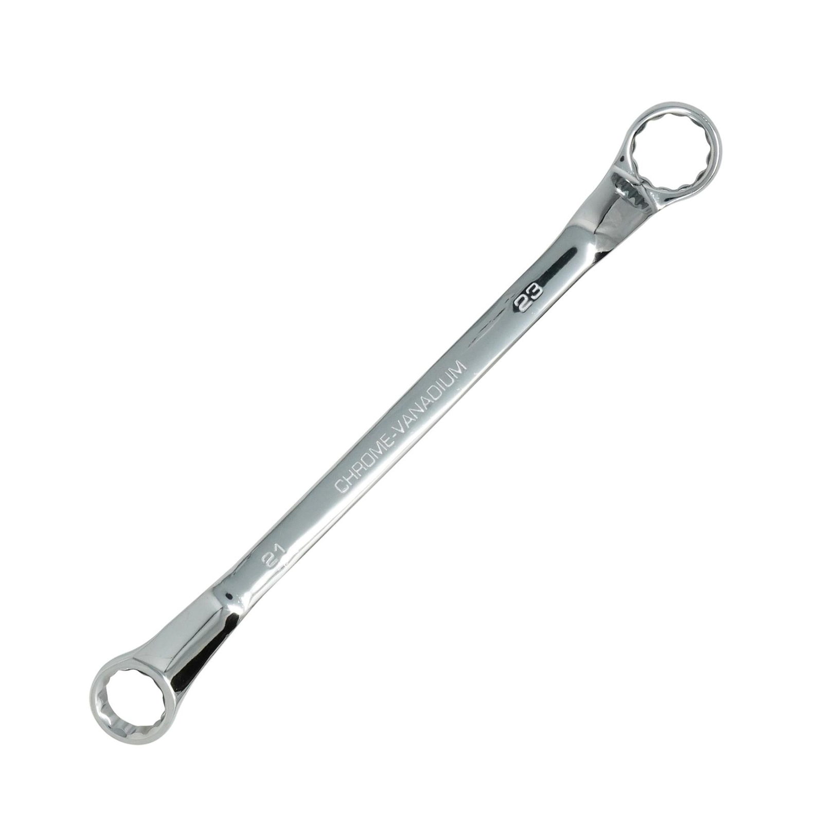 Offset Double Ring Deep Spanner 21mm x 23mm Metric Box Wrench Swan neck ...