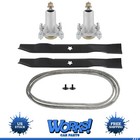 42" Deck Spindle Blade Belt Rebuild Kit fits Husqvarna YTA18542 ...