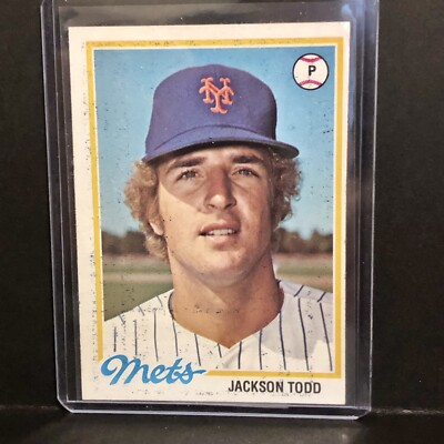 1978 Topps New York Mets Baseball Card #481 Jackson Todd RC -P | eBay