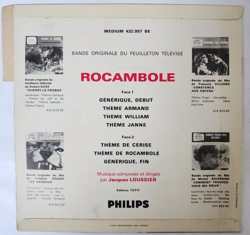 Jacques Loussier – Rocambole French Orig 7" EP | eBay