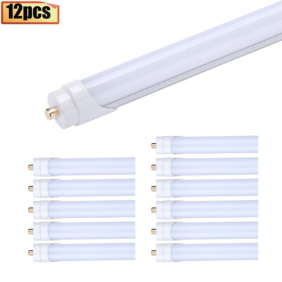 12Pack Led Shop Light 8FT Led Tube Light T8 T12 Single Pin 45W FA8 8 ...