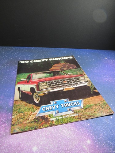 New from Dealer Box '80 Chevrolet Pickups Trucks 1980 Original Sales ...