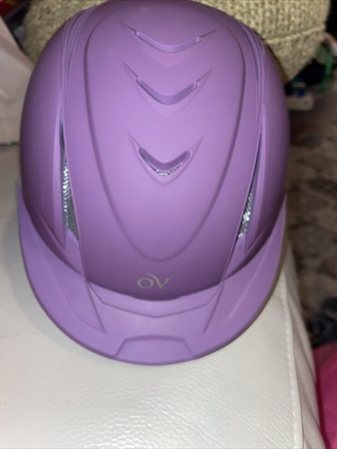 Ovation Deluxe Schooler Riding Helmet, Equestrian Purple, Size S 52-56 ...
