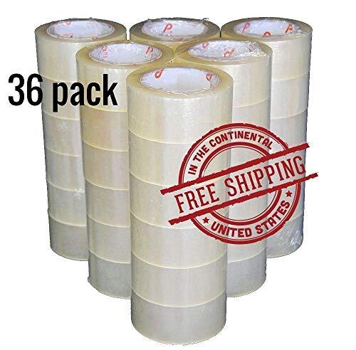American Terminal Tape Clear Packaging Shipping Tape, 2-Inches x 90 YDS ...