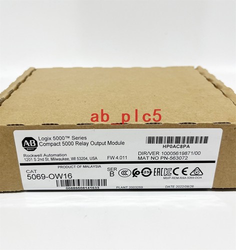 AB 5069-OW16 /B Logix 5000 Series Compact 5000 Relay Output Module ...