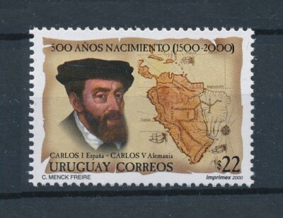 [111162] Uruguay 2000 500th Birthday Carlos V maps MNH | eBay