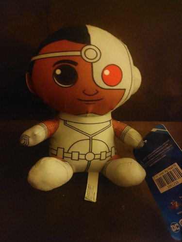 NEW Justice League DC Comics Toy Factory CYBORG Plush 7" toy doll gift ...