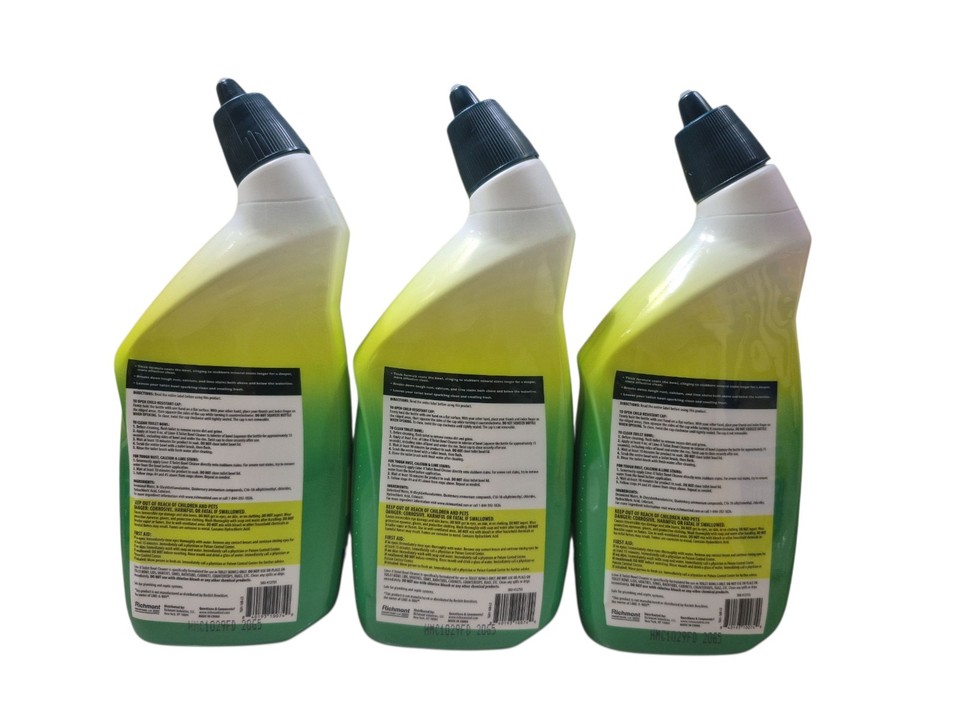 ( 3 ) Lime-x Liquid Toilet Bowl Gel Cleaner, Removes Lime Calcium Rust ...