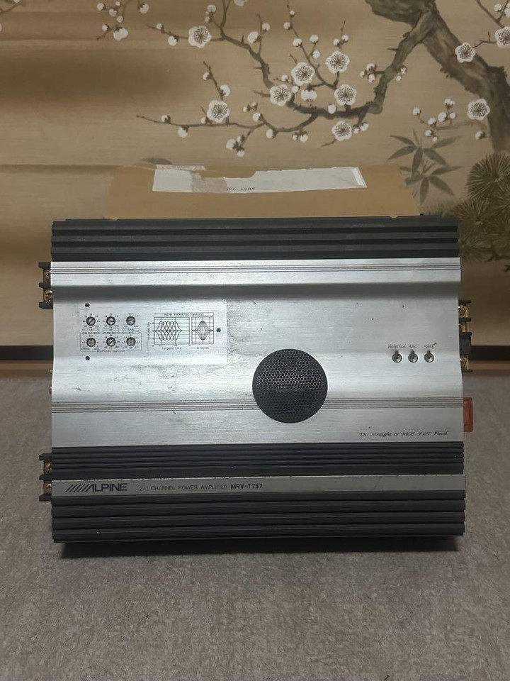 Vintage Alpine V12 Mrv-Mrv-T757 2/1 Ch Amplifier | eBay