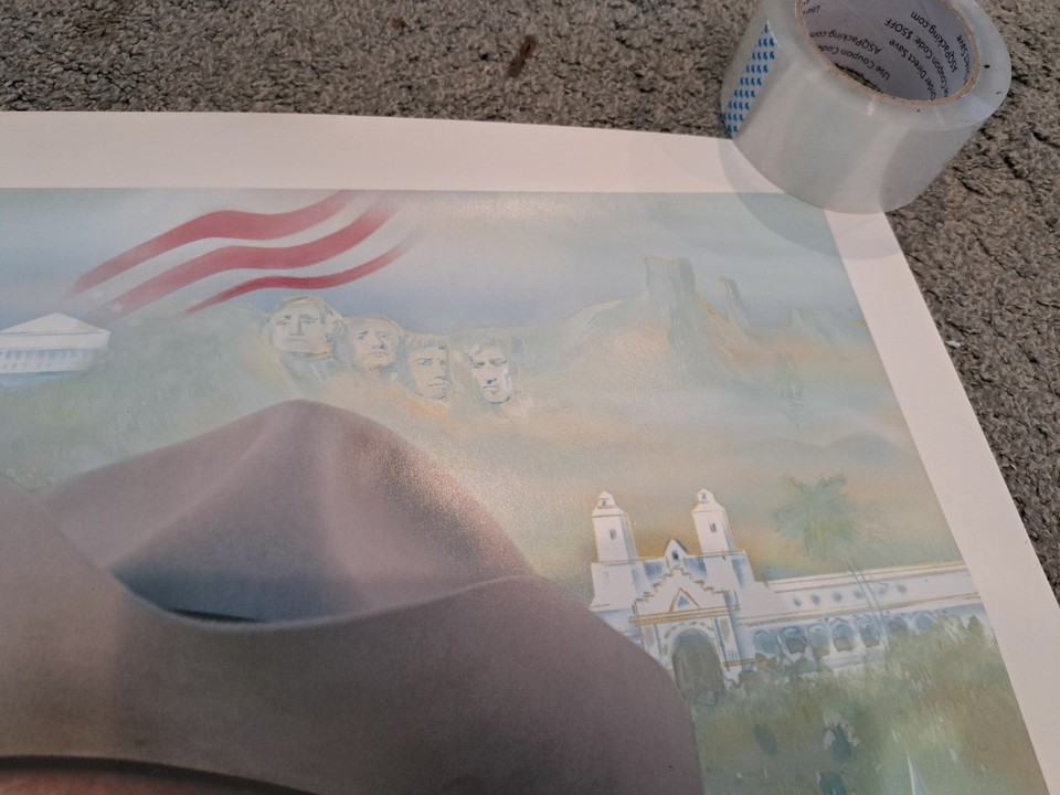 Vintage America Reagan Country Campaign Poster Ronald | eBay UK