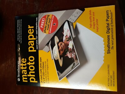 Strathmore Artist Inkjet Papers Digital Matte Photo Paper 4 x 6" 24 ...