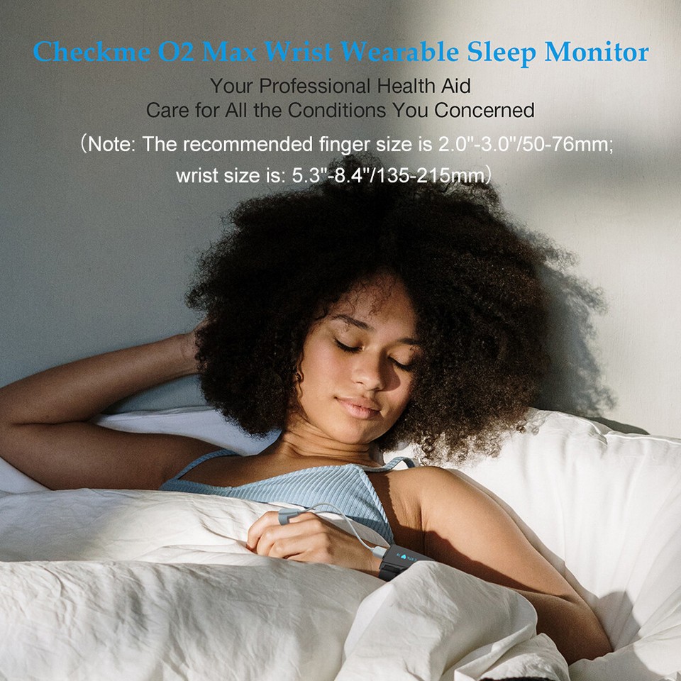 Wellue O2 Max with O2 Ring Probe 72 Hours Continuous Pulse Oximeter ...