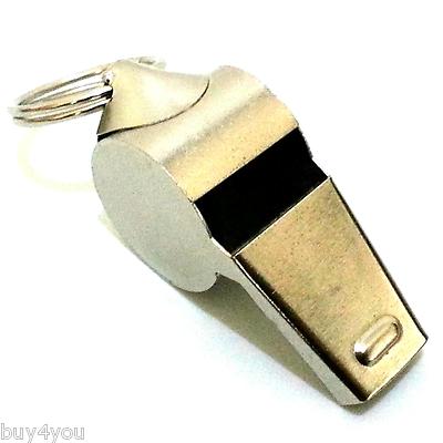 Schiedsrichterpfeife Metall Sport Pfeife Trillerpfeife Fußball Ring ...