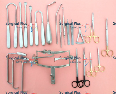 Cleft Lip & Cleft Palate Repair Instruments Set Plastic Surgery Mouth ...