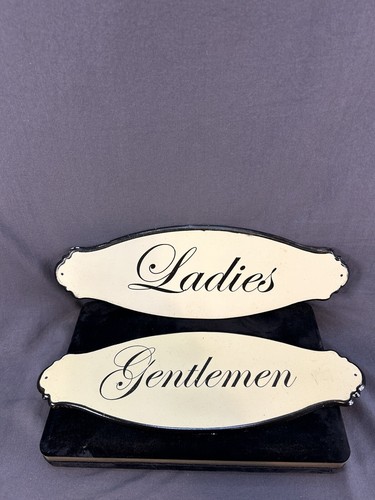 Ladies Gentlemen room sign bathroom restaurant home store restroom | eBay