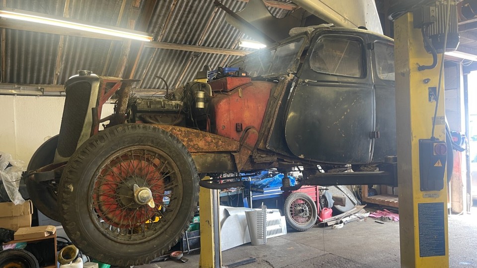 1934 Riley kestrel 12-4 engine gearbox and complete car for parts | eBay UK