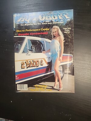 Vtg Autobuff July 1984 car magazine Poster Centerfold Alex | eBay
