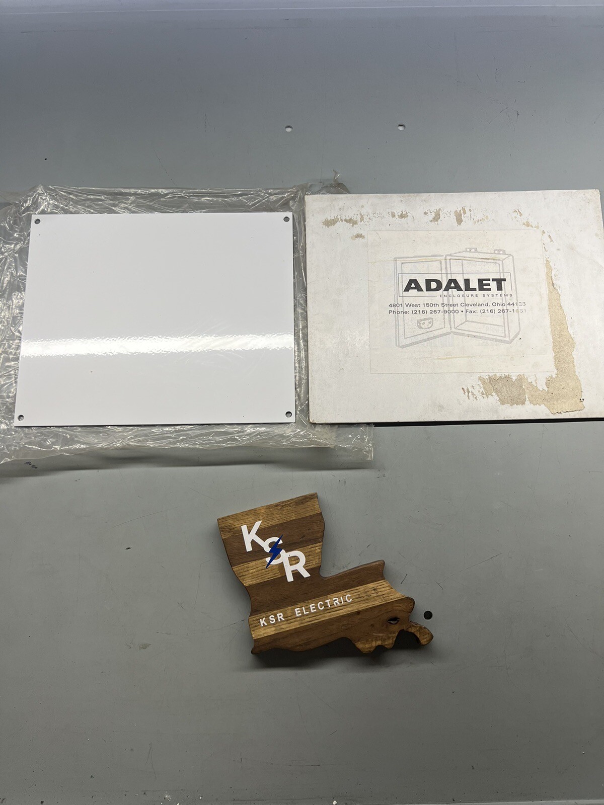Adalet Electrical Enclosure Back Panel 10 3/4” X 8 3/4” | eBay