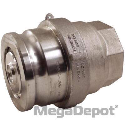 Dixon Valve DBA11-200, Dry Break Dry Disconnect Adapter | eBay